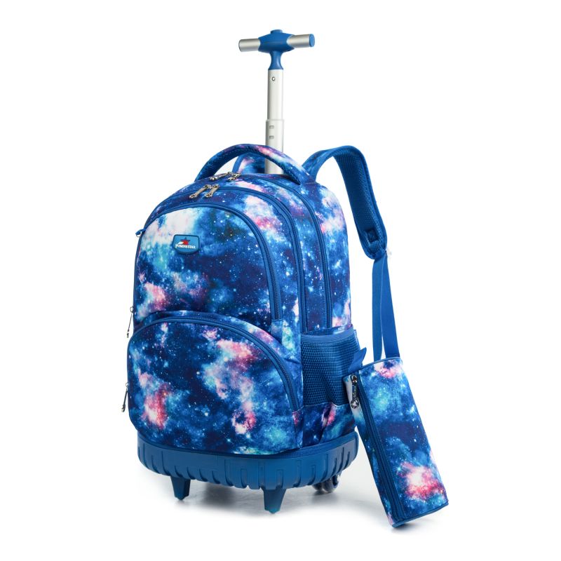 High Quality Kids School Backpack Trolley Bag With Wheels Children Bags ...